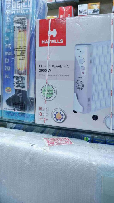 Buy Havells OFR 1 Wave Fin Oil Filled Radiator with PTC Fan Heater ...